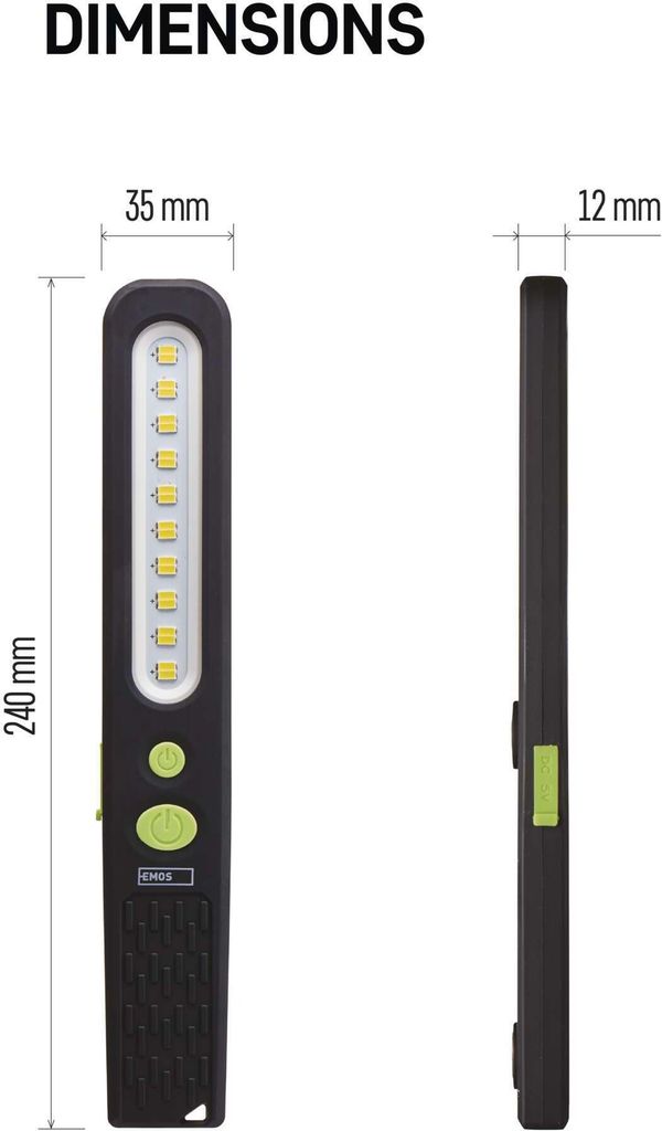 EMOS SMD LED + LED nabíjecí svítilna, 700 lm, | Kaufland.cz