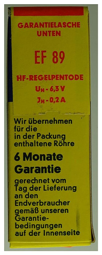 EF89 Pentode, mesh. Eine Radioröhre von | Kaufland.de