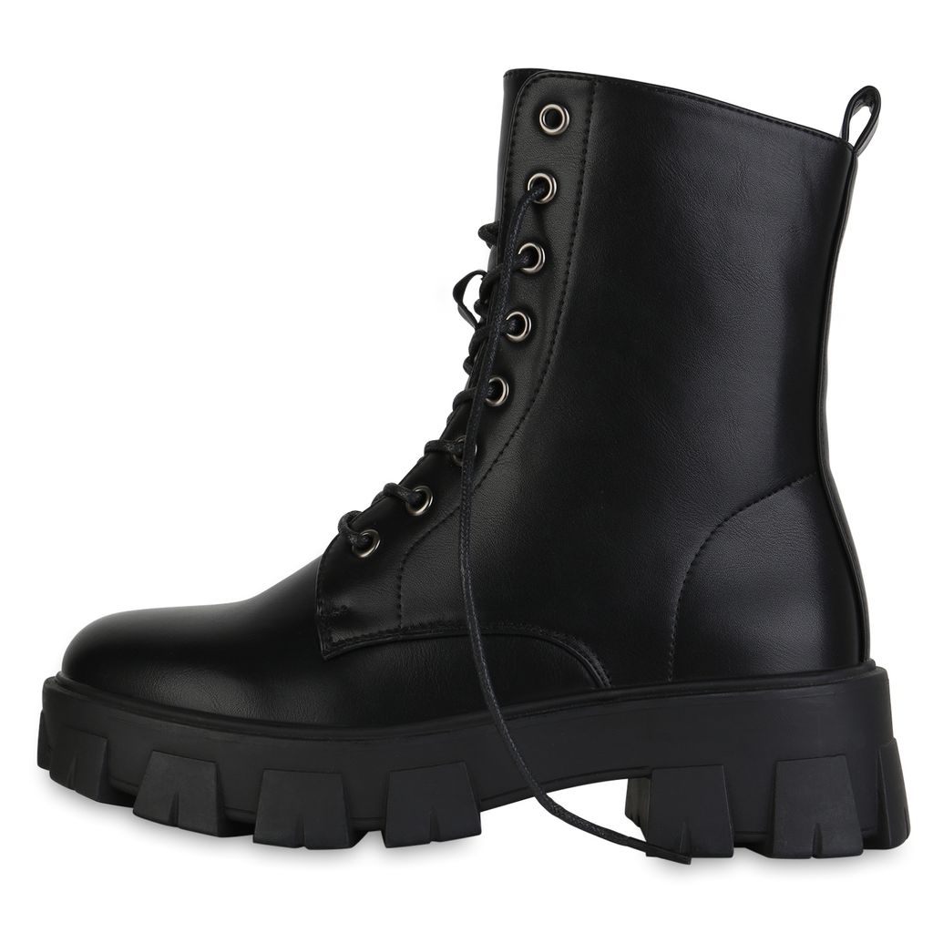 VAN HILL Damen Plateau Boots Stiefeletten | Kaufland.de