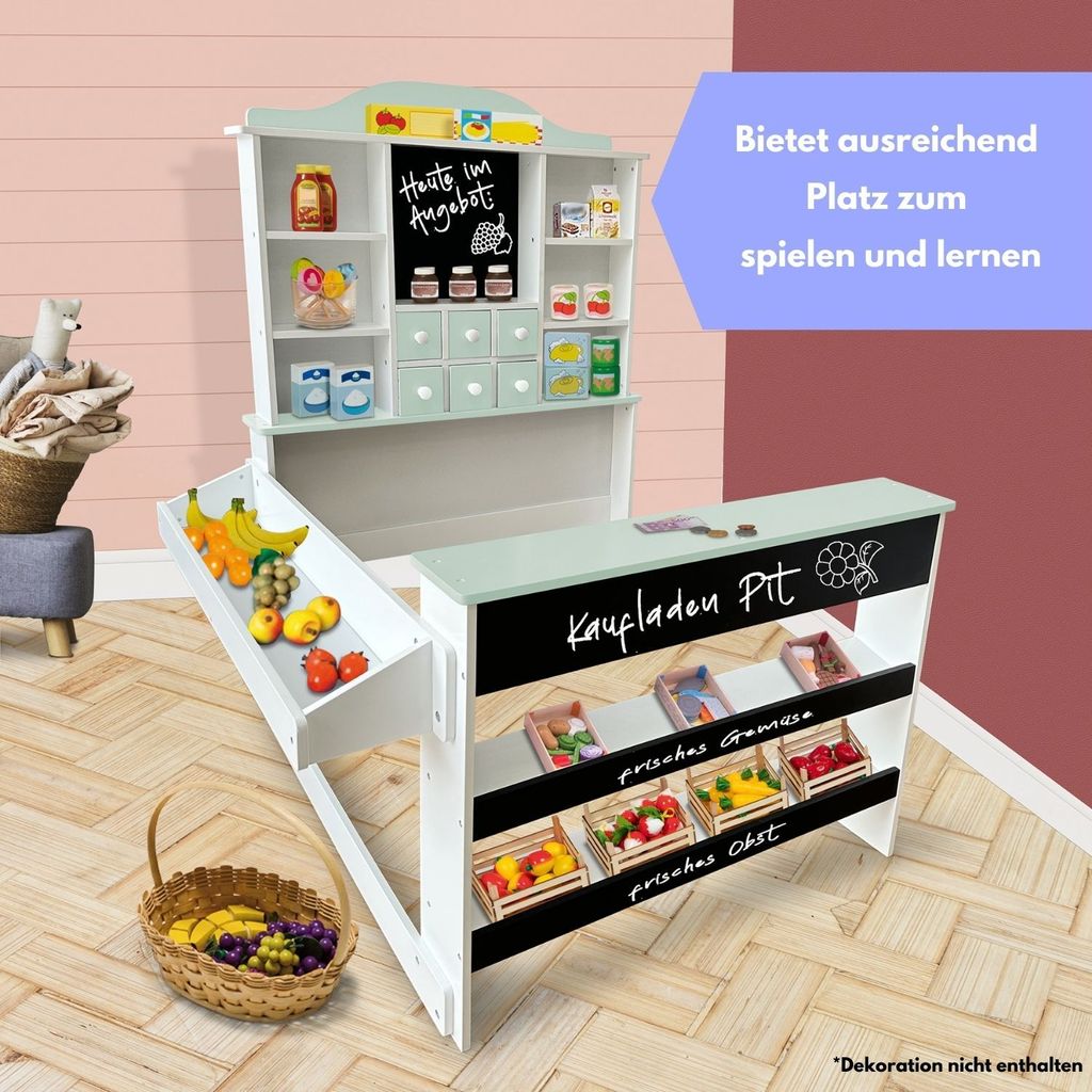 Kaufladen Pit Kinder Kaufmannsladen aus Holz, | Kaufland.de