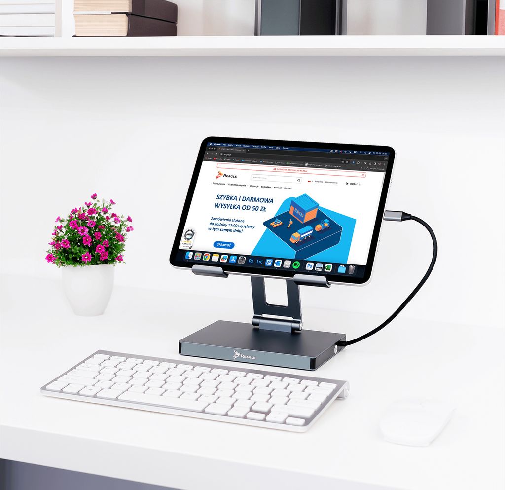 Reagle Tablet Ständer mit Docking Station Hub | Kaufland.de