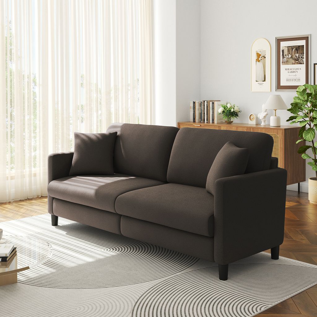 Vesgantti Teddy Samt 2-3 Sitzer Sofa, | Kaufland.de