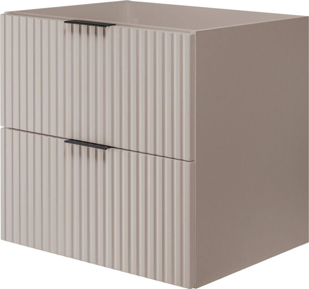 Waschbeckenunterschrank Beige Matt