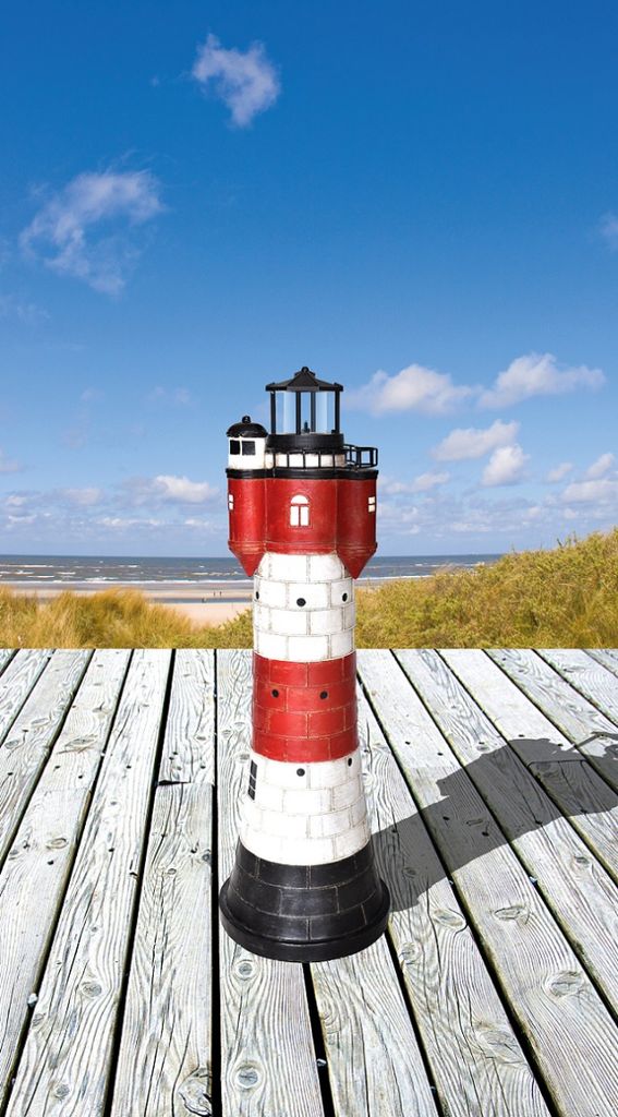 Westerholt 2639 Solar Leuchtturm Roter Sand | Kaufland.de