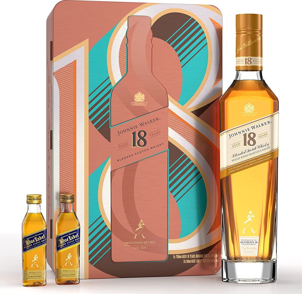 Johnnie Walker 18YO + 2x 5cl Blue Label | Kaufland.de