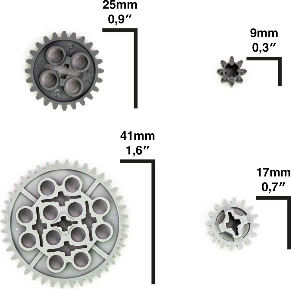 LEGO Technic Gears 16 kusov LEGO Technic LEGO | Kaufland.sk