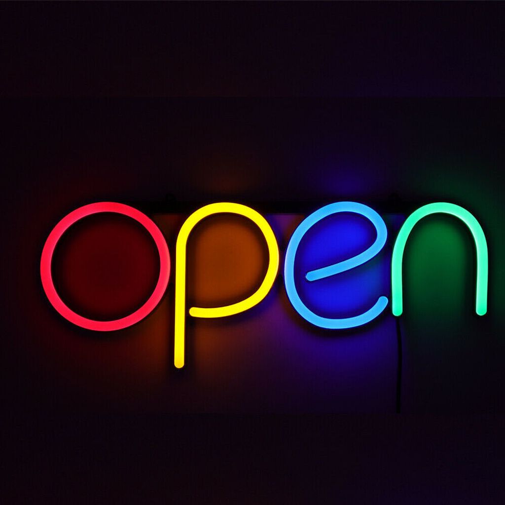 LED Schild, OPEN, Neonlicht Fenster | Kaufland.de