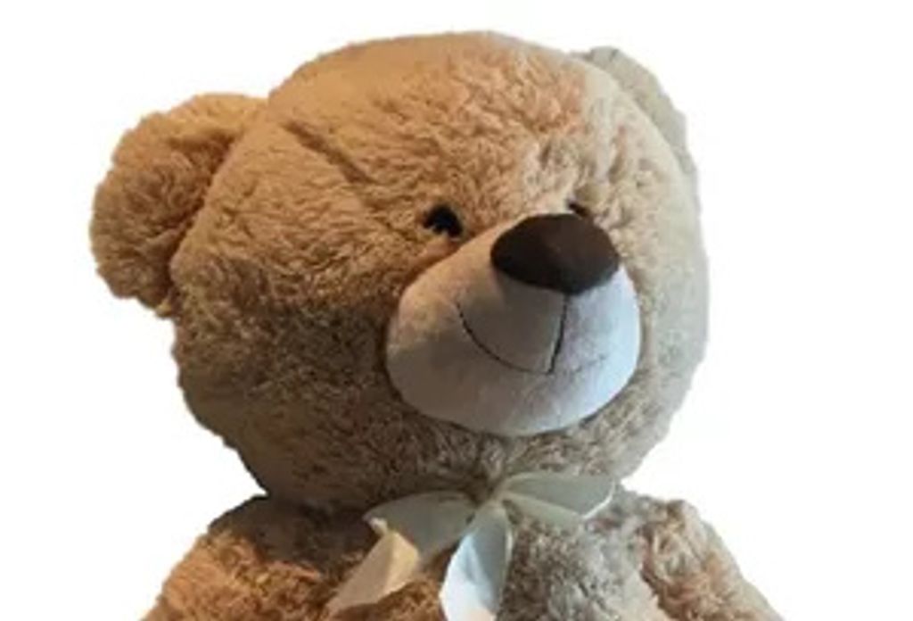 XXL Teddybär hellbraun flauschig mit Schleife | Kaufland.at