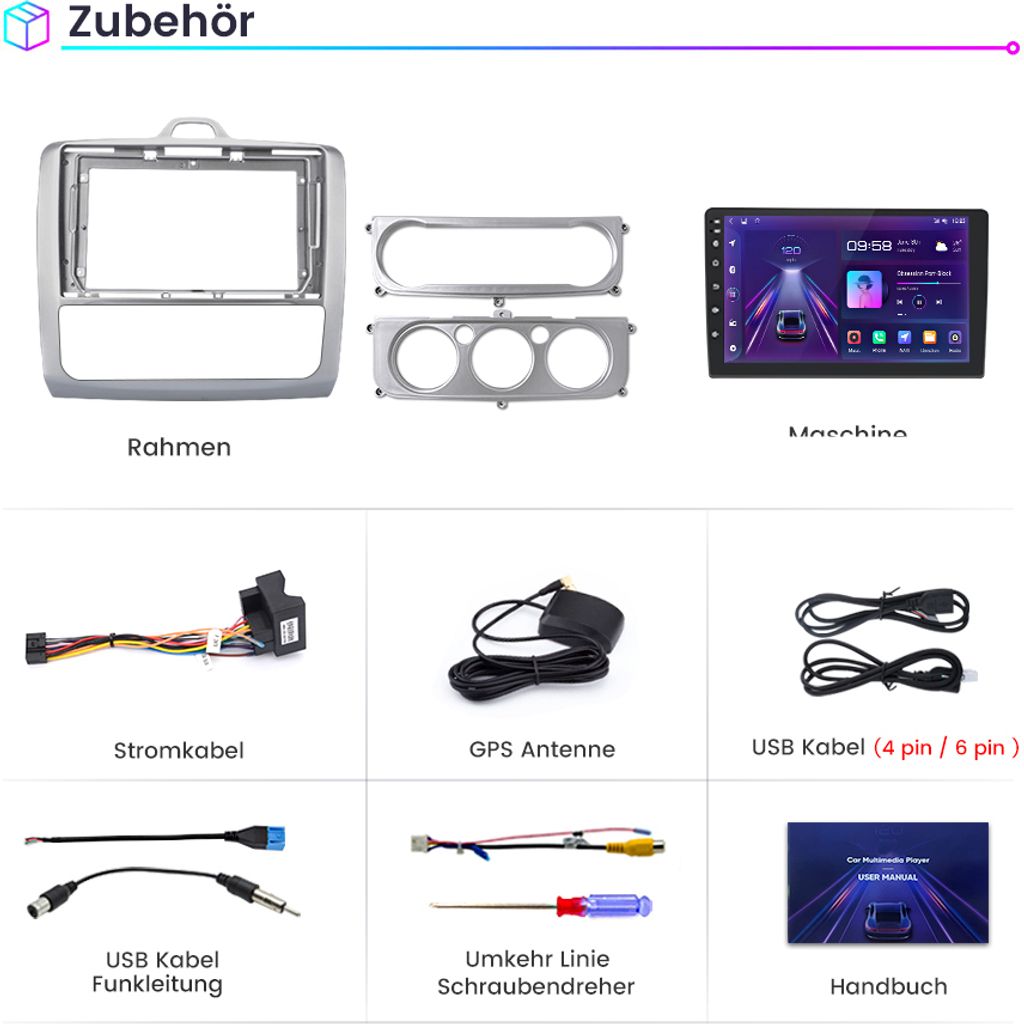 9" 2Din Android13 1+32G carplay Autoradio USB | Kaufland.de