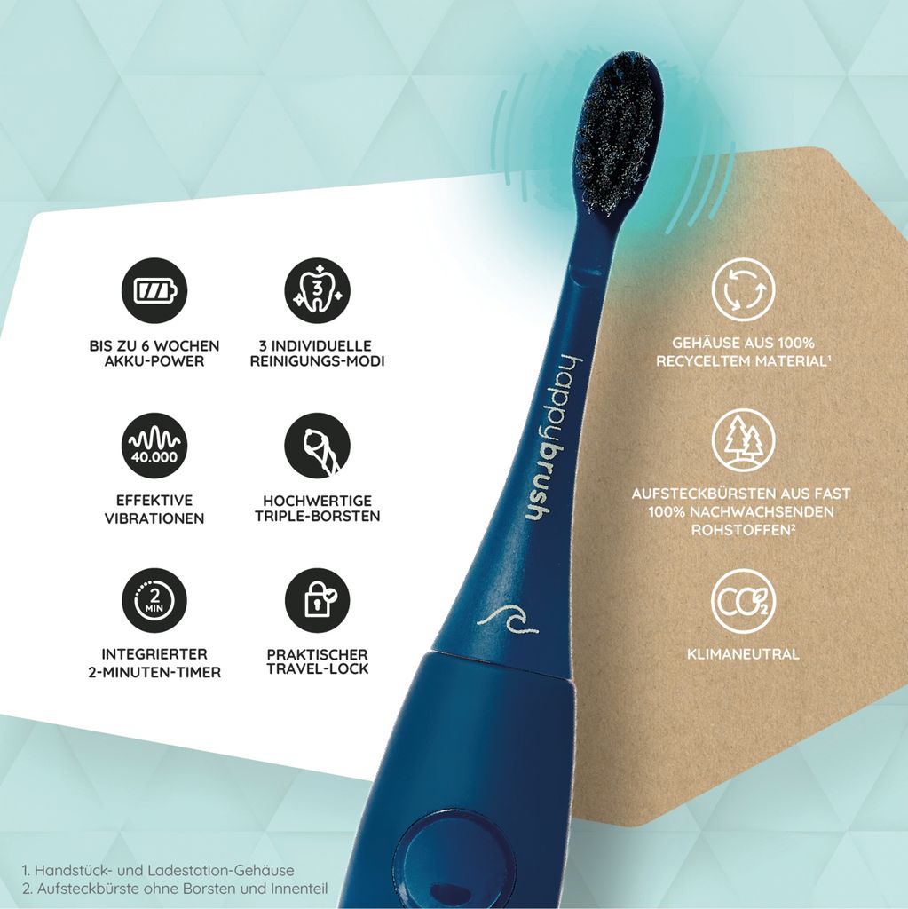 Happybrush ECO VIBE 3 Starterkit Ocean - | Kaufland.sk