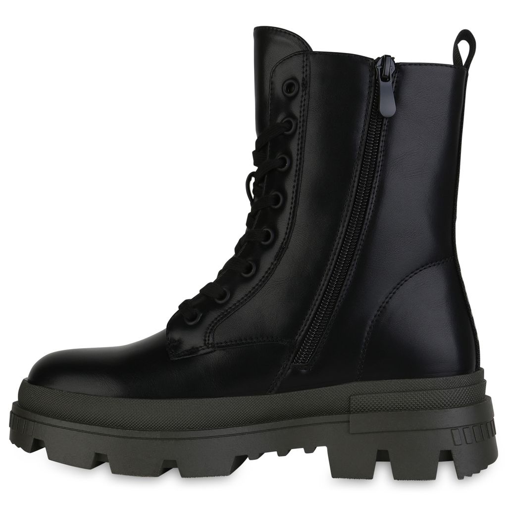VAN HILL Damen Plateau Boots Stiefeletten | Kaufland.de