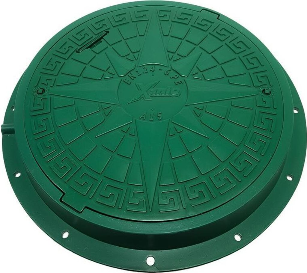 Schachtdeckel mit Rahmen Ø 800 mm Kunststoff | Kaufland.de
