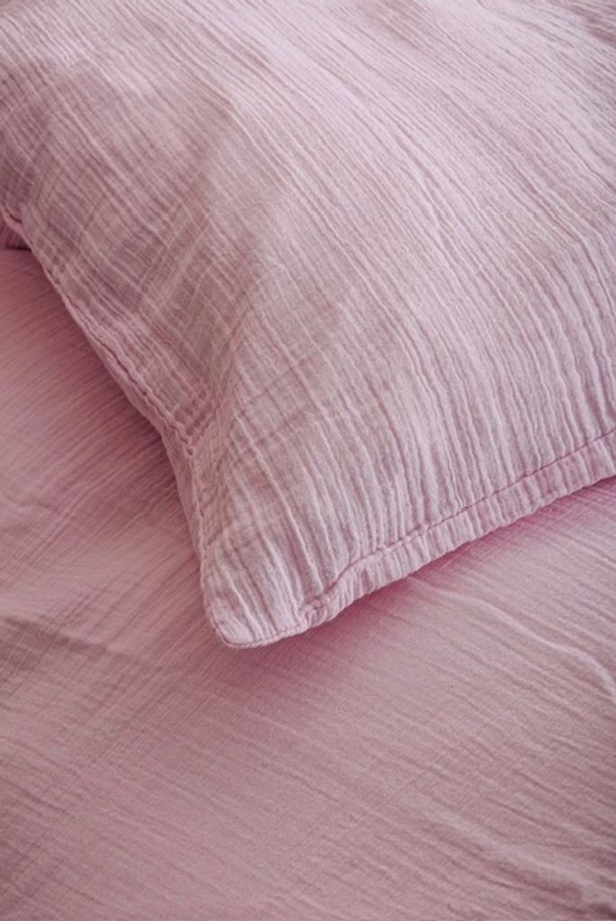 Musselin Bettwäsche aus Biobaumwolle in Rosa | Kaufland.de