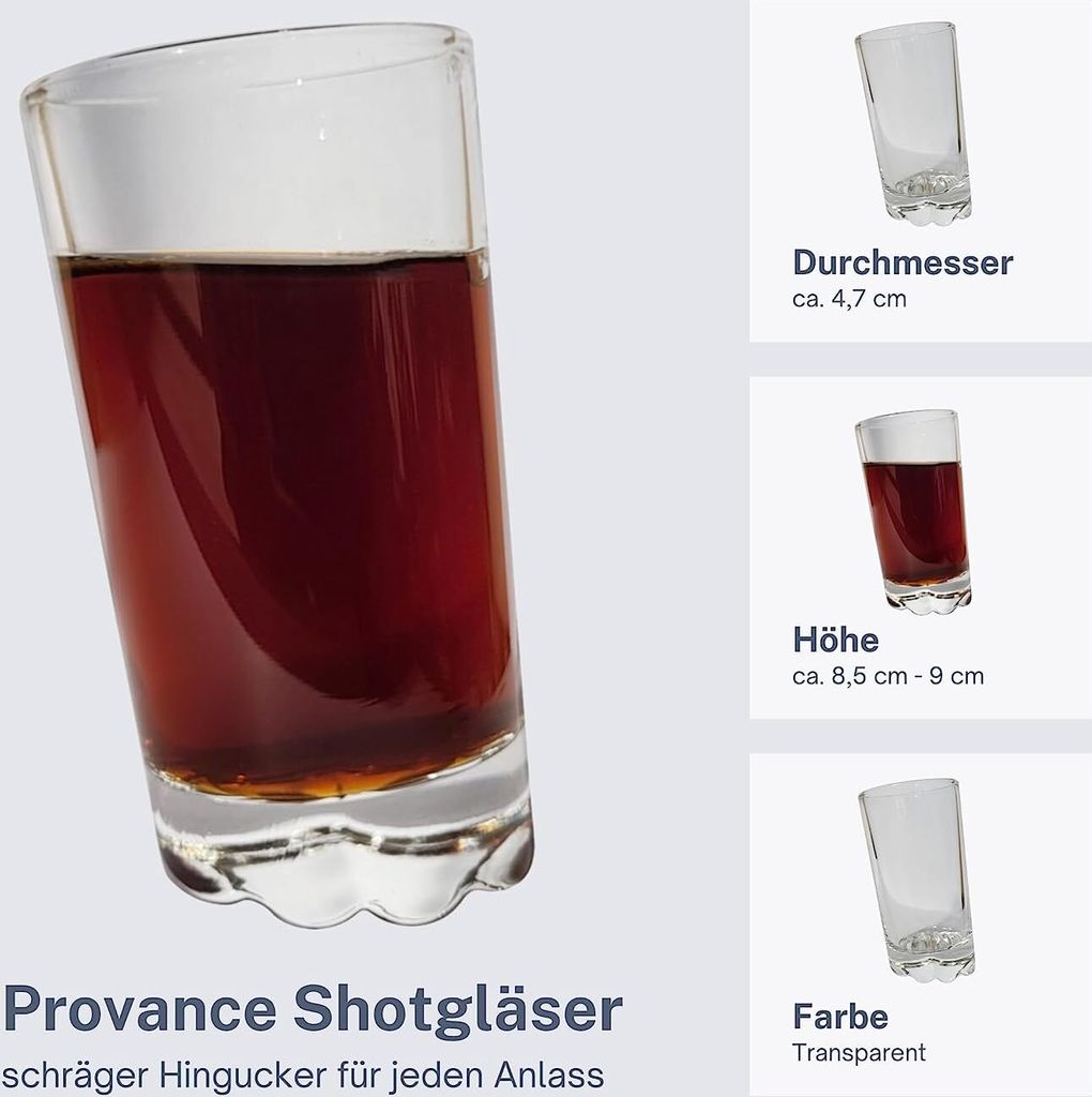 6 x Pisa Schnapsgläser Shotglas Stamper | Kaufland.de