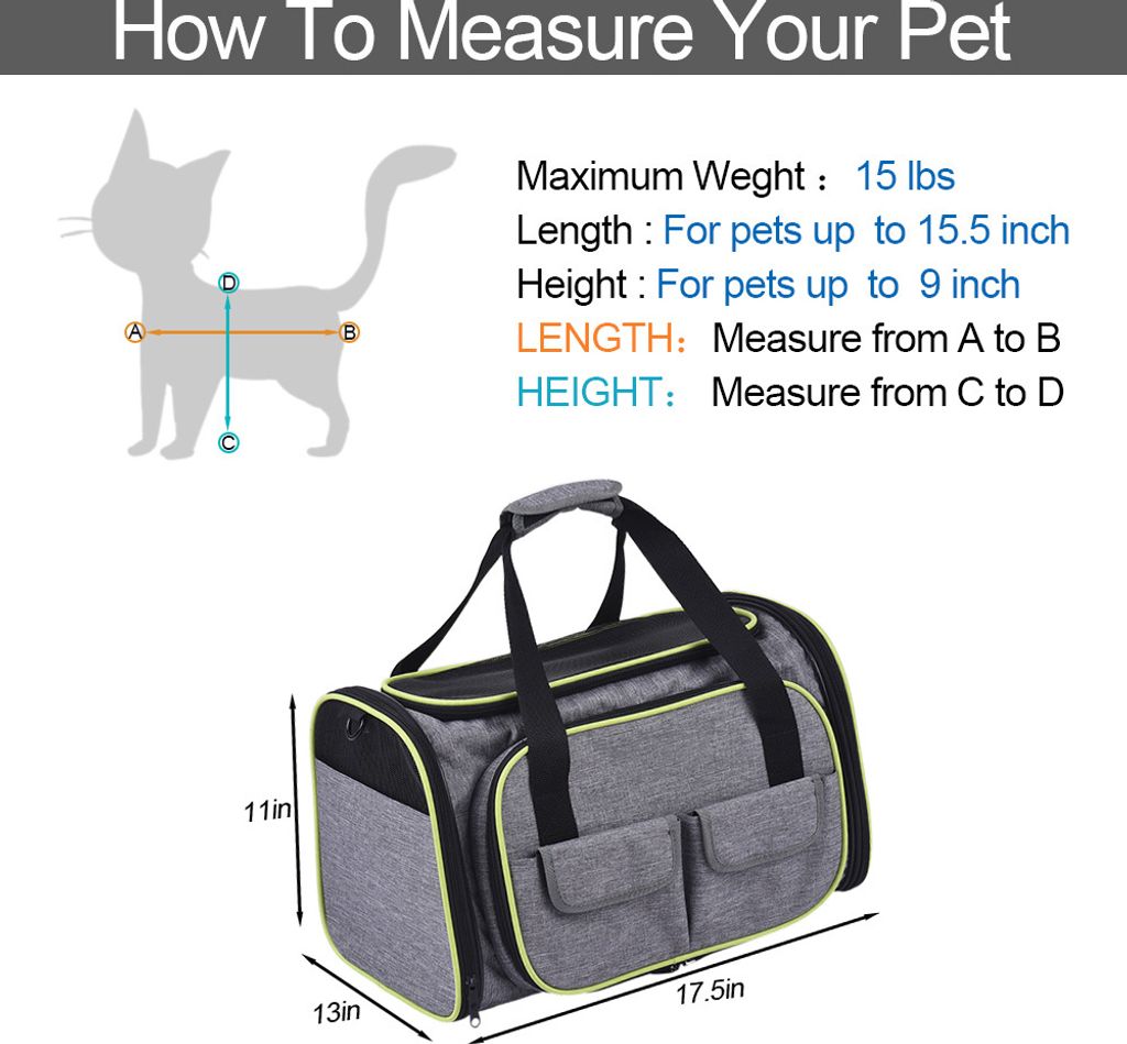 Expandable 600D Material Reisen Pet Carrier | Kaufland.de