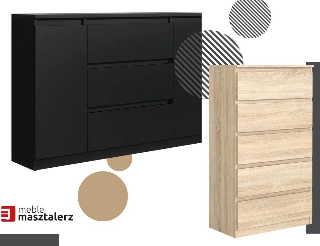 meble masztalerz Komoda biela matná 4 zásuvky | Kaufland.sk