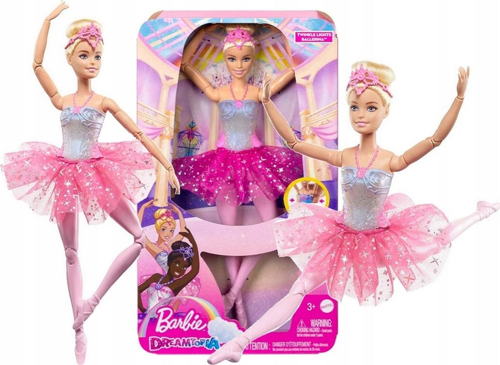 Barbie svítící magická baletka s růžovou | Kaufland.cz