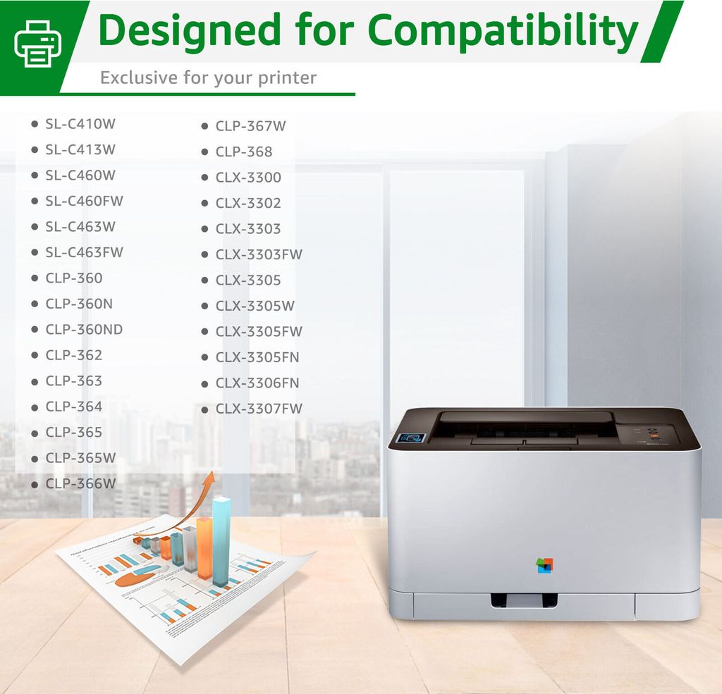 5pk 406S Tonerkartusche für SAMSUNG CLT-406S | Kaufland.de