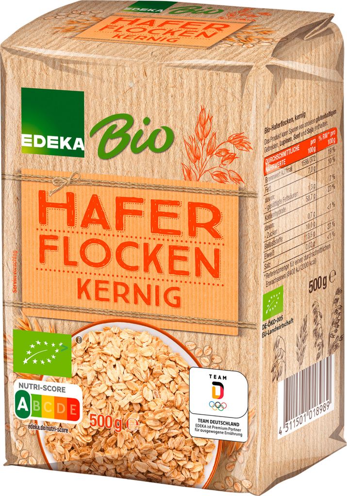 EdekaHaferflocken kernig 6er Pack (6x500g | Kaufland.de
