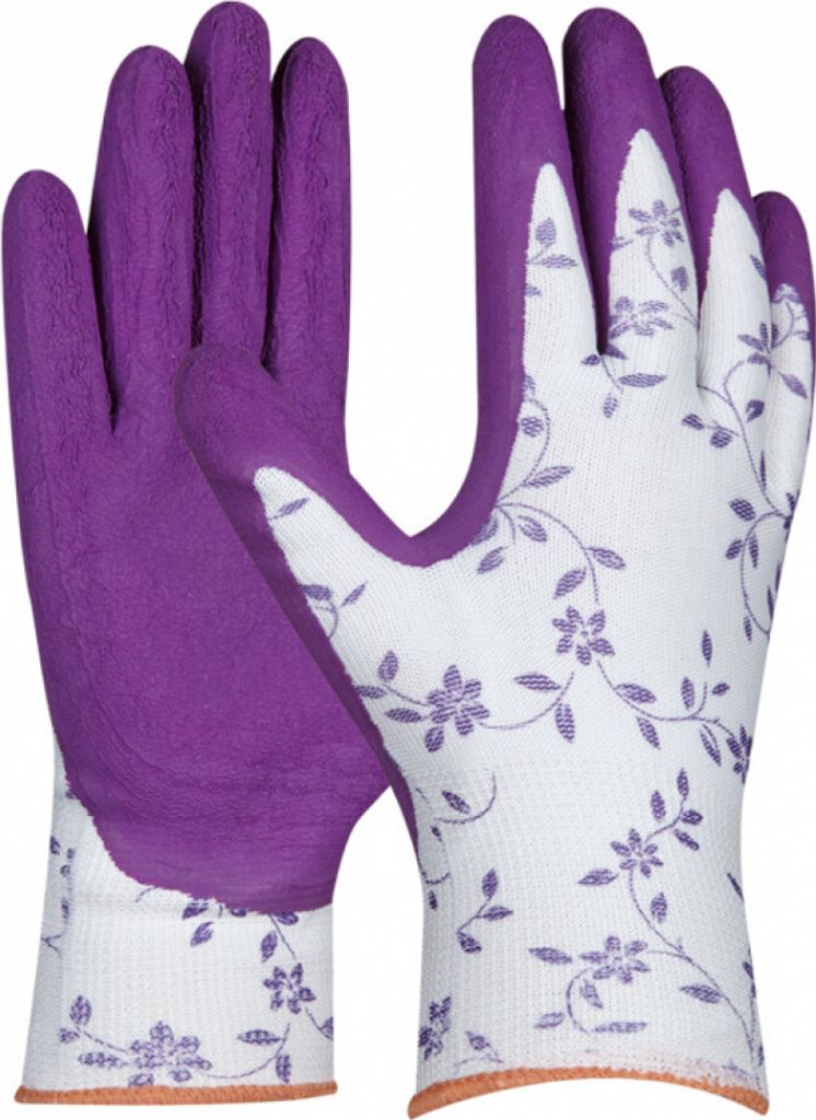 Rukavice FLOWER LILA pracovná veľkosť 7 | Kaufland.sk