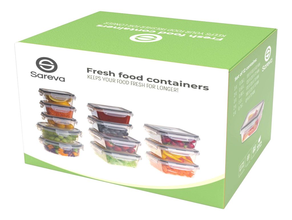 Sareva Clip & Fresh Food Containers - Plast - | Kaufland.cz
