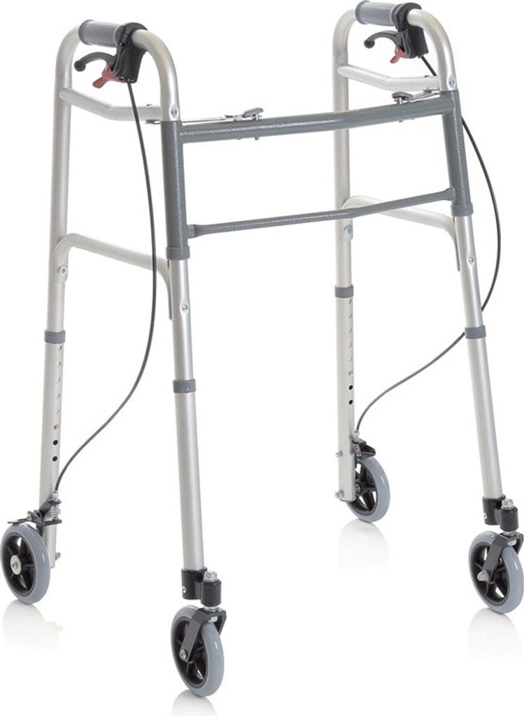 Moretti faltbarer Aluminium-Gehwagen Stehhilfen