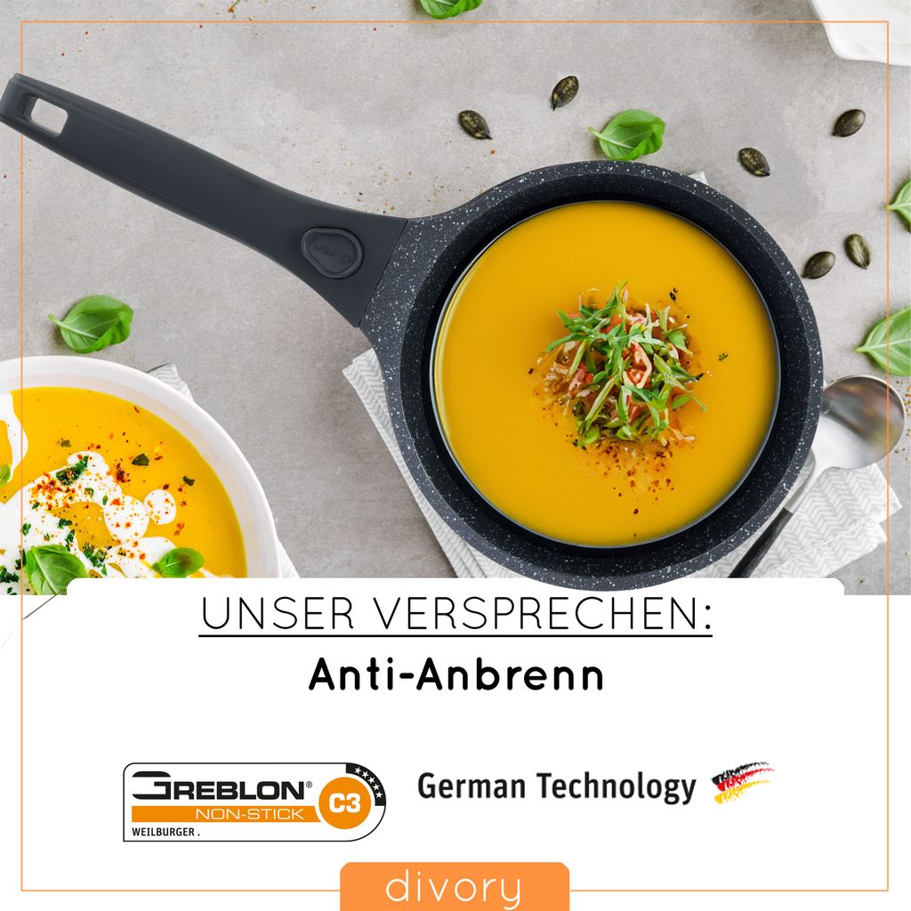 DIVORY Topfset - 8-tlg abnehmbare Griffe - | Kaufland.de