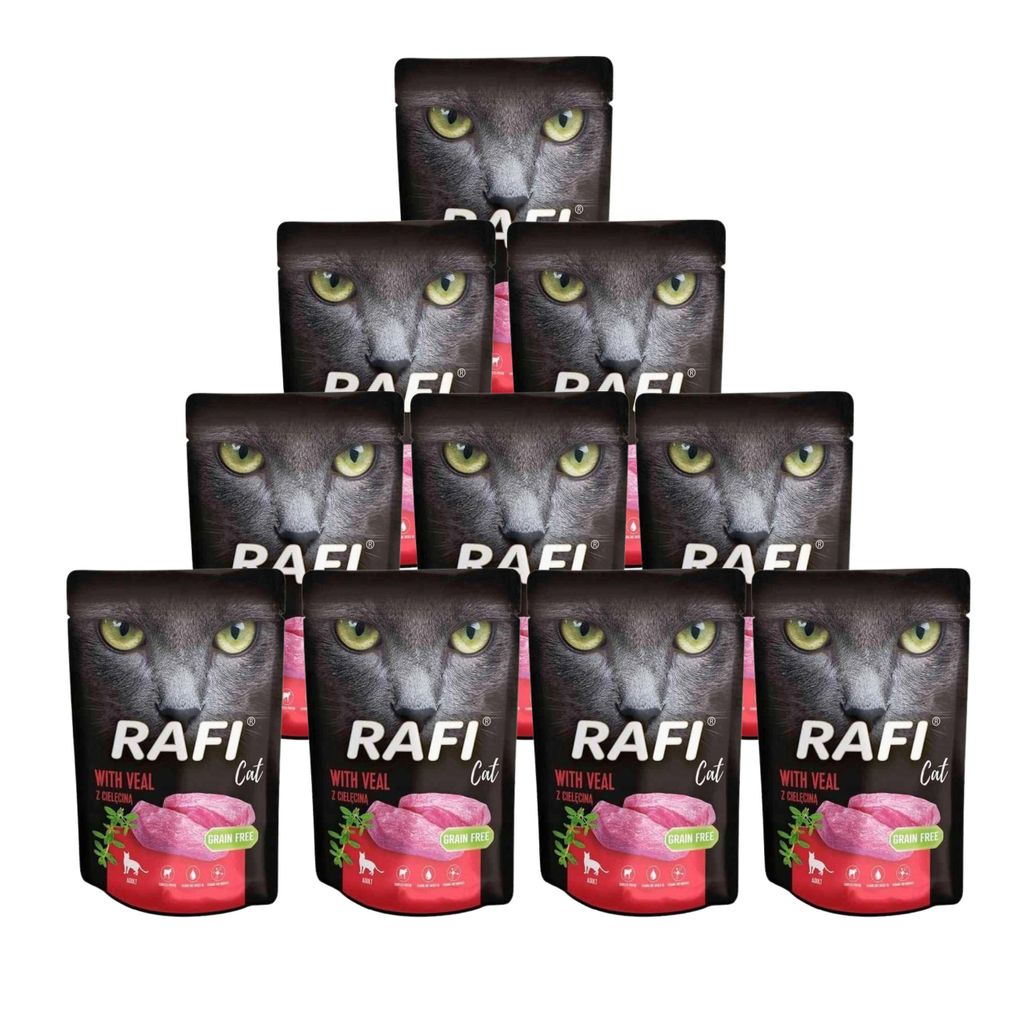 Rafi Katze Kalbfleisch 100G X 10 Stück | Kaufland.de