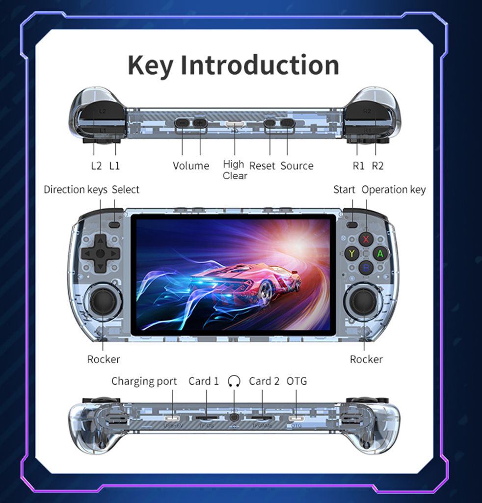 powkiddy RGB10 max3 kapesní herní konzole, | Kaufland.cz