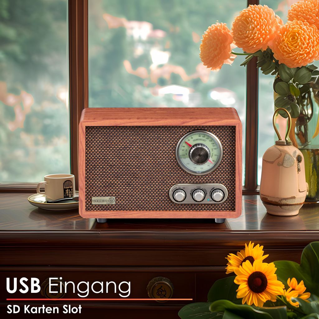 Rádio Cyberlux Bluetooth | Retro-Radio | USB | Kaufland.cz