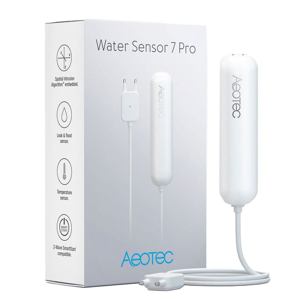 Aeotec Water Sensor 7 Pro, s protokolom Z-Wave (ZWA019)