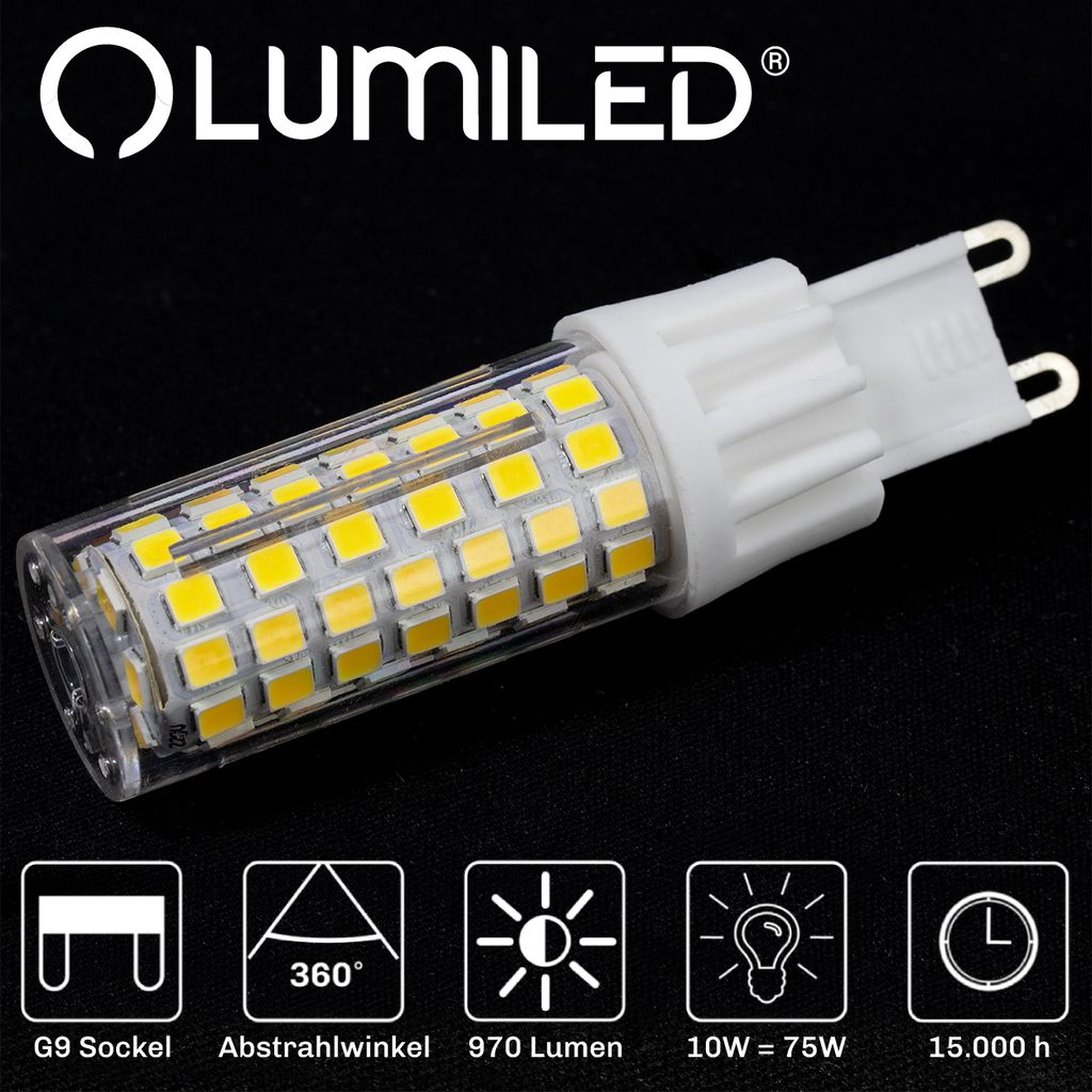 LUMILED LED Lampen G9 4er Set LEDs 10W = 75W | Kaufland.de