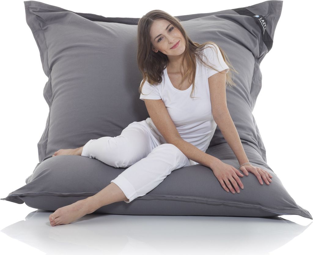 Lazy Bag Sitzsack Baumwolle - Dunkelgrau | Kaufland.de