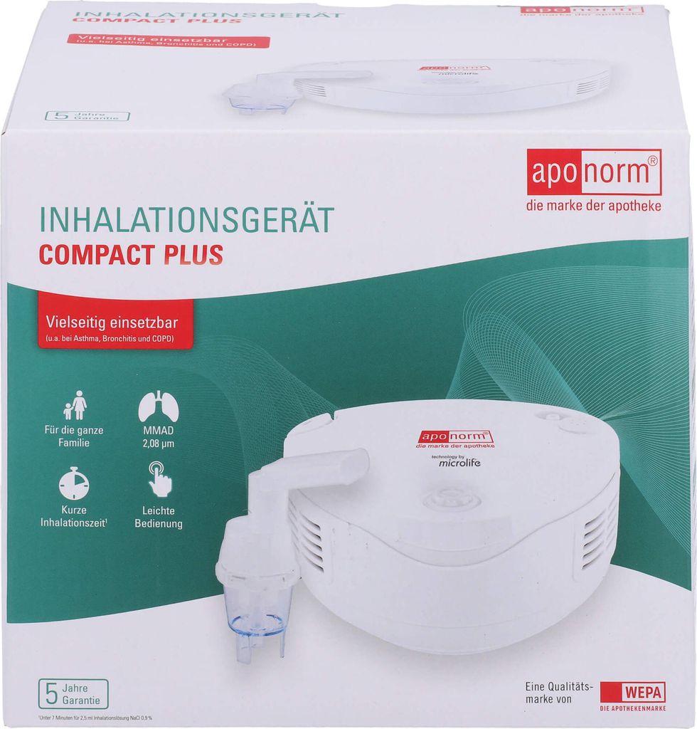 aponorm Inhalator Compact Plus, 1 St Inhalatory