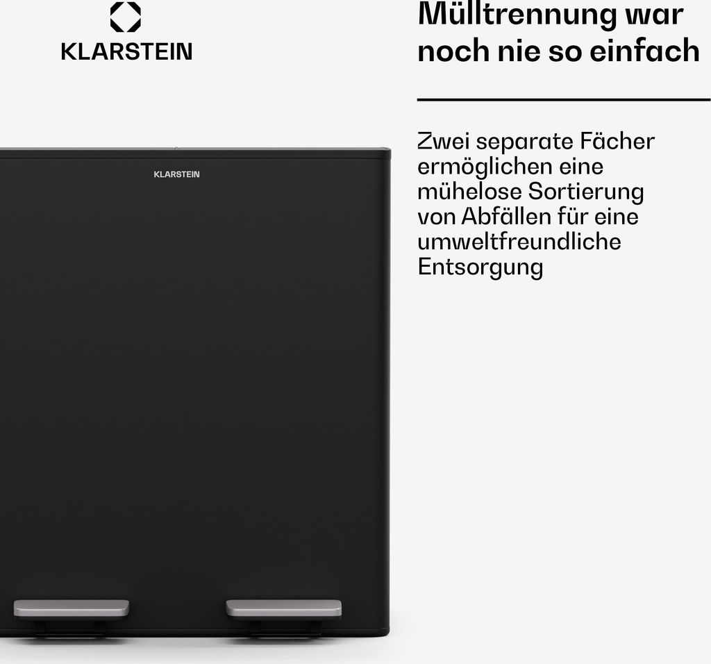 Klarstein EcoVista Mülleimer - 40L | Kaufland.de