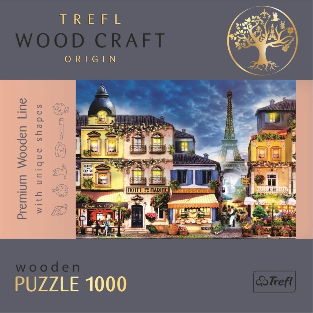 TREFL Wood Craft Origin puzzle Francouzská | Kaufland.cz