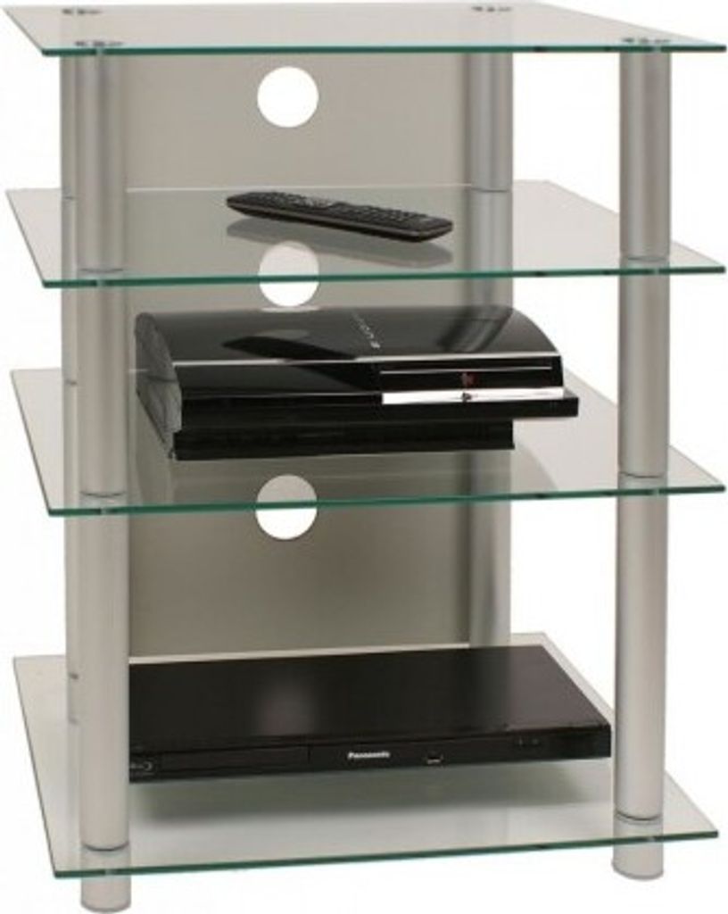 Hifi nábytek Rack Alu Glass Phono Media Rack | Kaufland.cz
