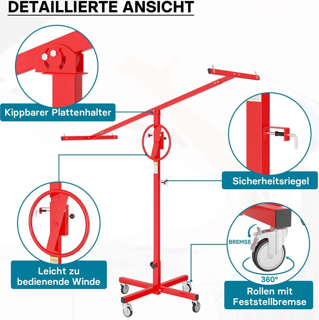 Wiltec Plattenheber bis max. 40 kg, Höhe | Kaufland.de