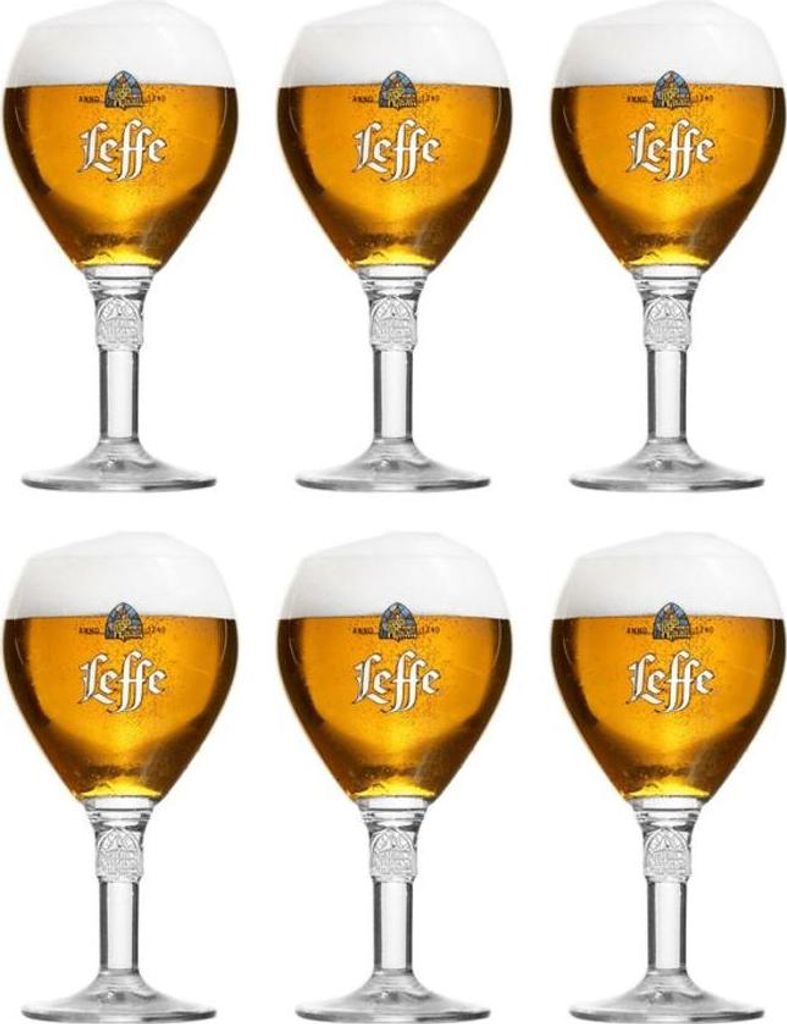 Leffe - Verre à bière Chalice 330 ml - 6 pièces