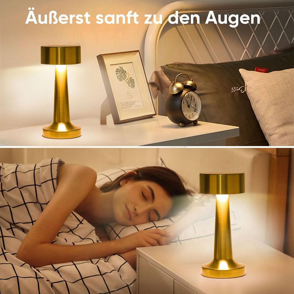 Fabelhafte Tischlampe Touch Kabellos Ebenbild