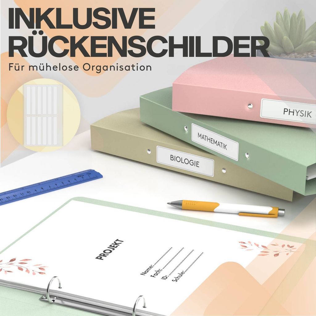 ACROPAQ - 8 x Ringbuch A4 - 2 Ringen, Mit | Kaufland.de