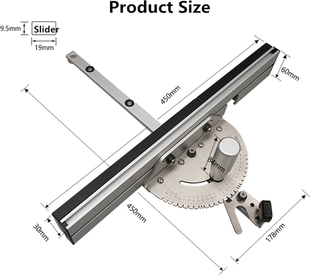 450mm 27 Winkel Gehrung Gauge Mit Box Joint | Kaufland.de