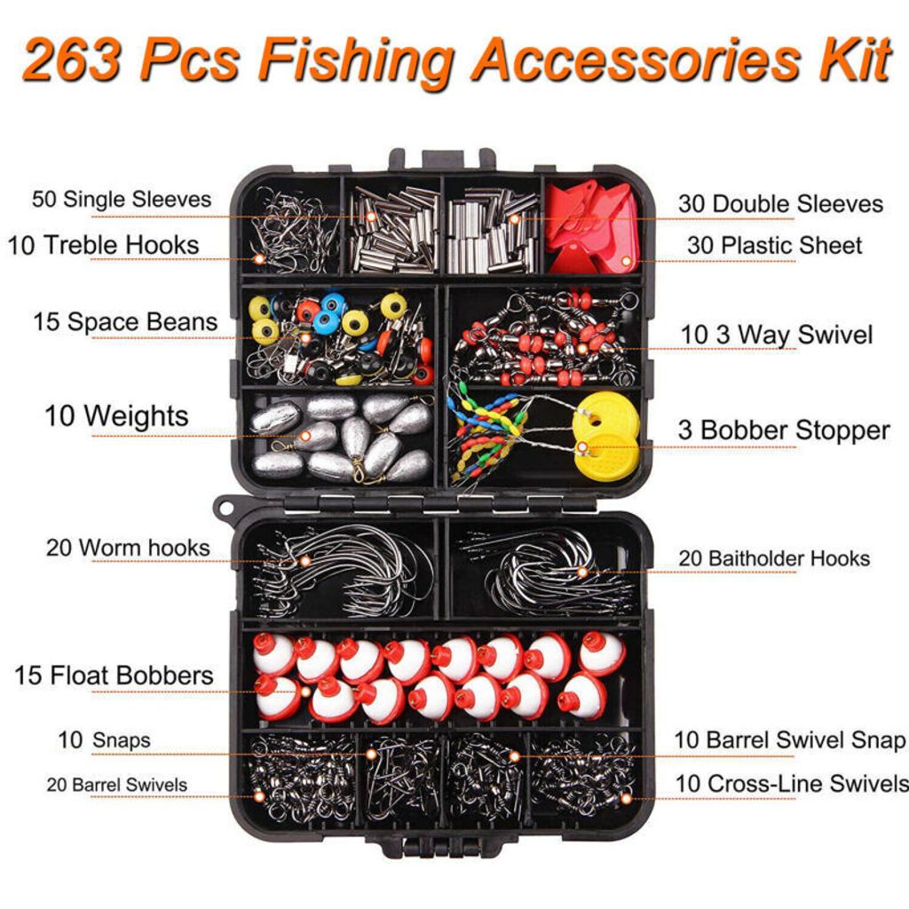 263 tlg Angelset Angelzubehör Kit mit | Kaufland.de