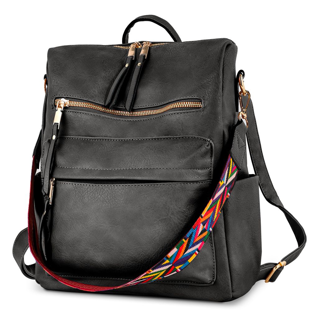 Mofut Cityrucksack Retro Rucksack Damen 3 in 1 Handtasche