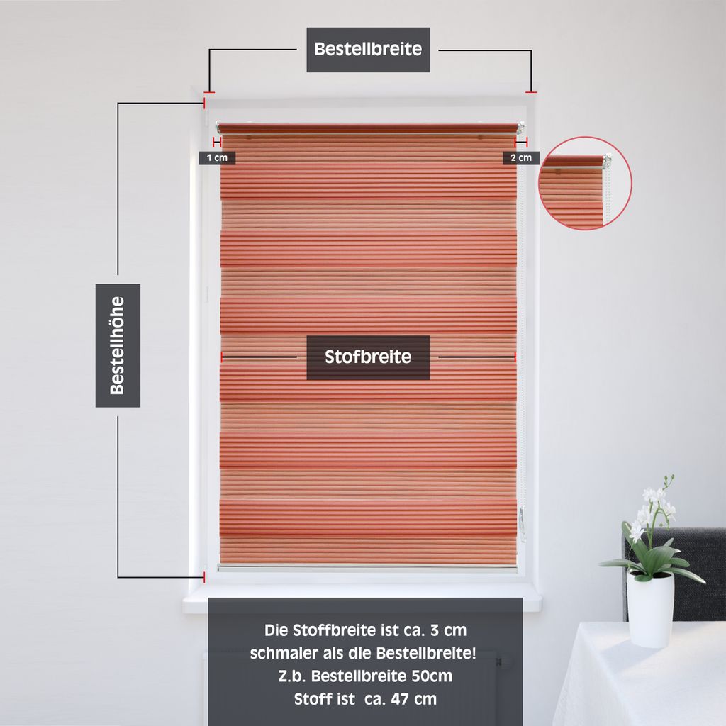 Doppelrollo Duorollo Klemmfix Fenster Rollo | Kaufland.de