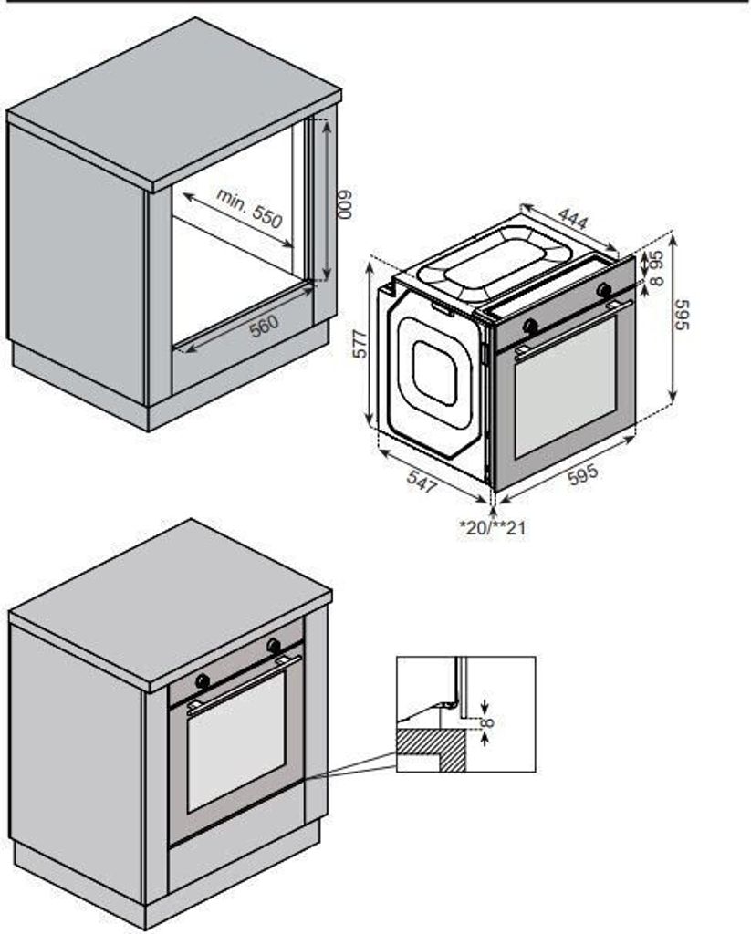 Gasline GB850-FIX Gas Einbaubackofen Gasherd | Kaufland.de