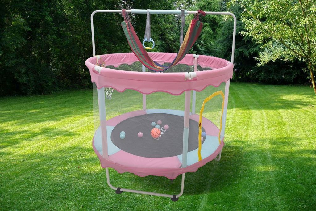 Dětská trampolína SEDCO 122 cm s bezpečnostní | Kaufland.cz