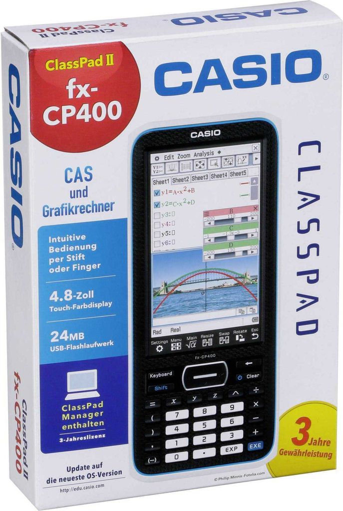 Casio Fx Cp400 Classpad Calculatrice Graphique Casio FX-CP400+E ...