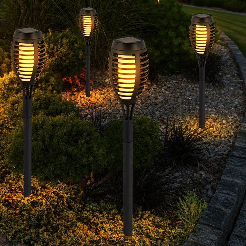 Solar Stick Lights - Flamme Lichter - Schwarz | Kaufland.de