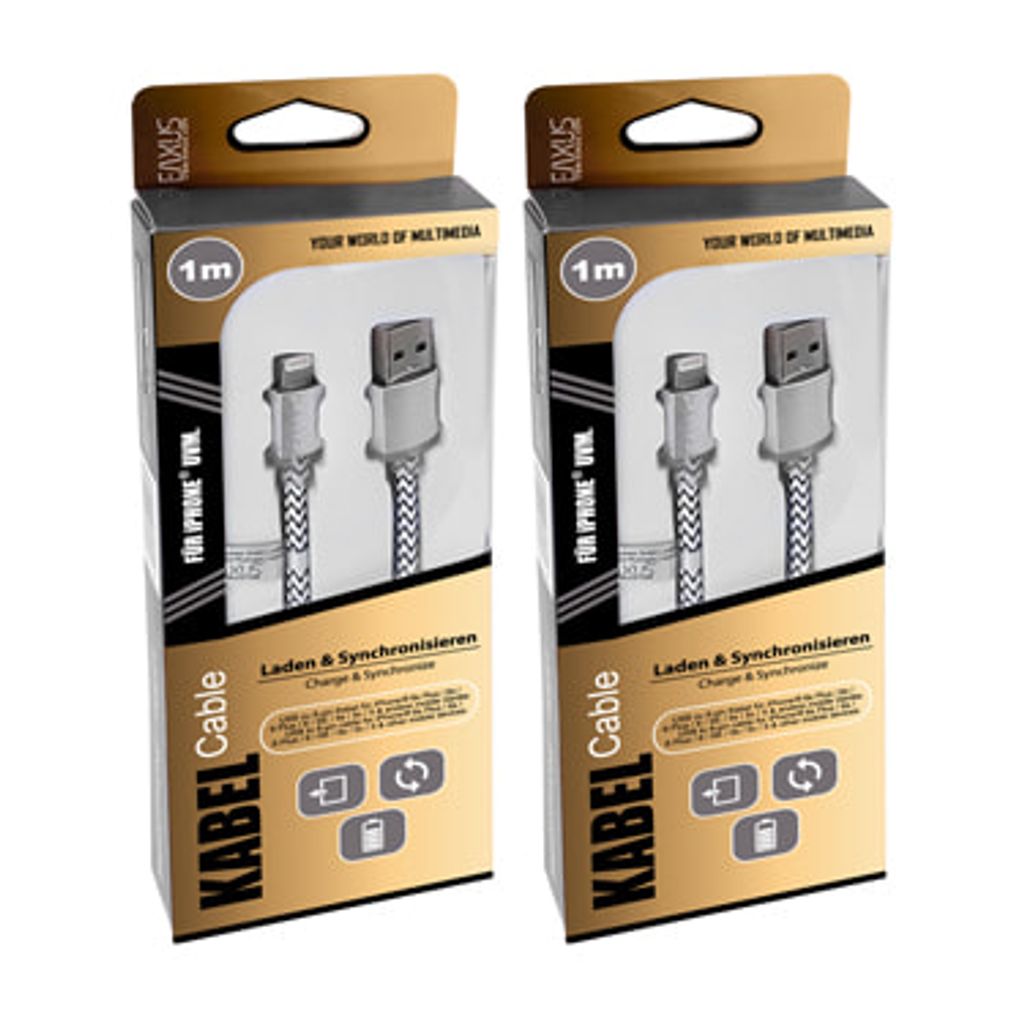 2 x 8pin und USB Ladekabel Sync-Kabel für | Kaufland.de